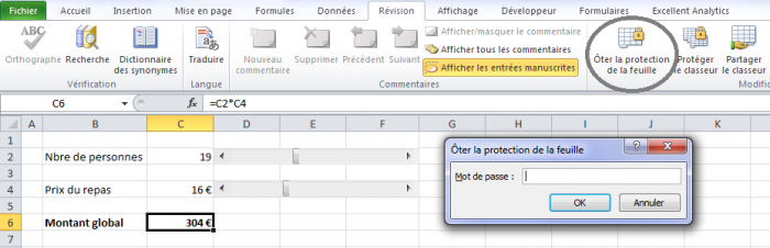 Excel - Comment verrouiller une cellule